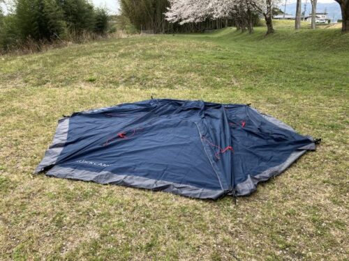 QUICKCAMP TCワンポールテントを徹底レビュー｜設営のコツと使用感まとめ | キャンプギア紹介始めますた。